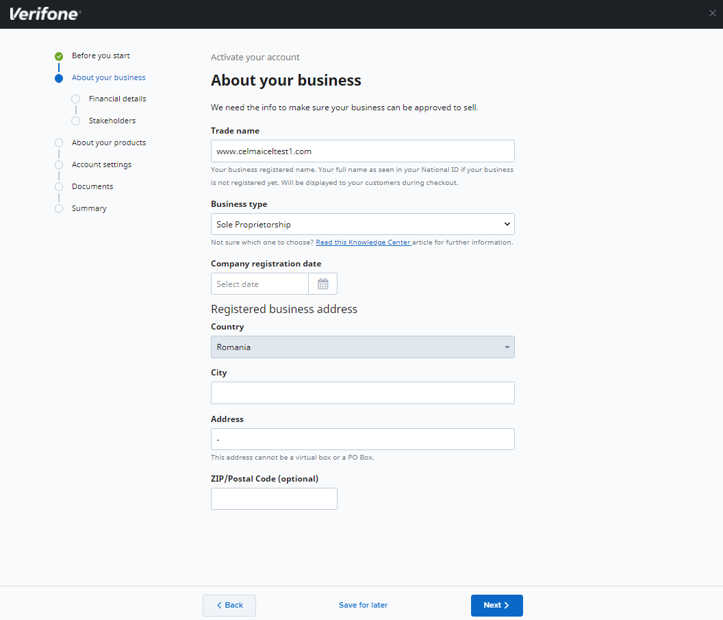 Activate and set up your 2Checkout account | Onboarding | 2Checkout